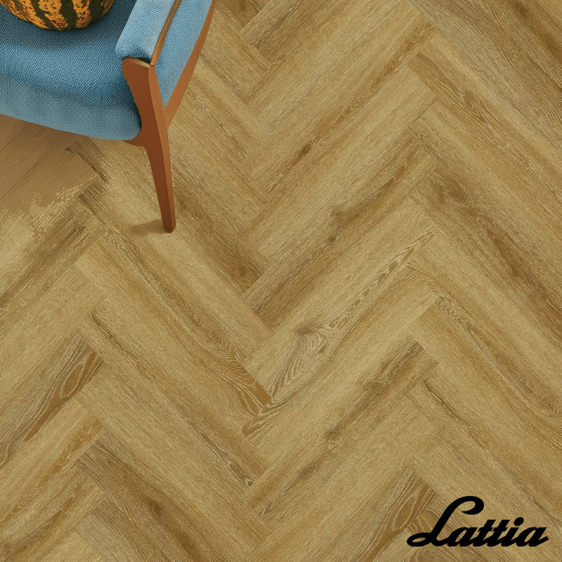 Lattia Vantaa Click Manuka Oak Herringbone Click SPC Flooring ...